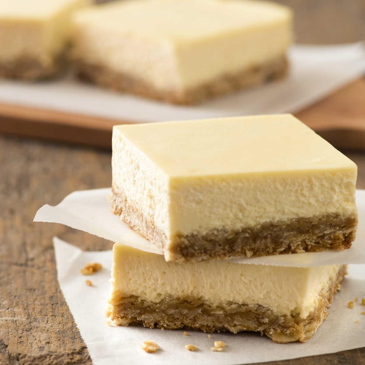 Easy Rum Cheesecake Bars