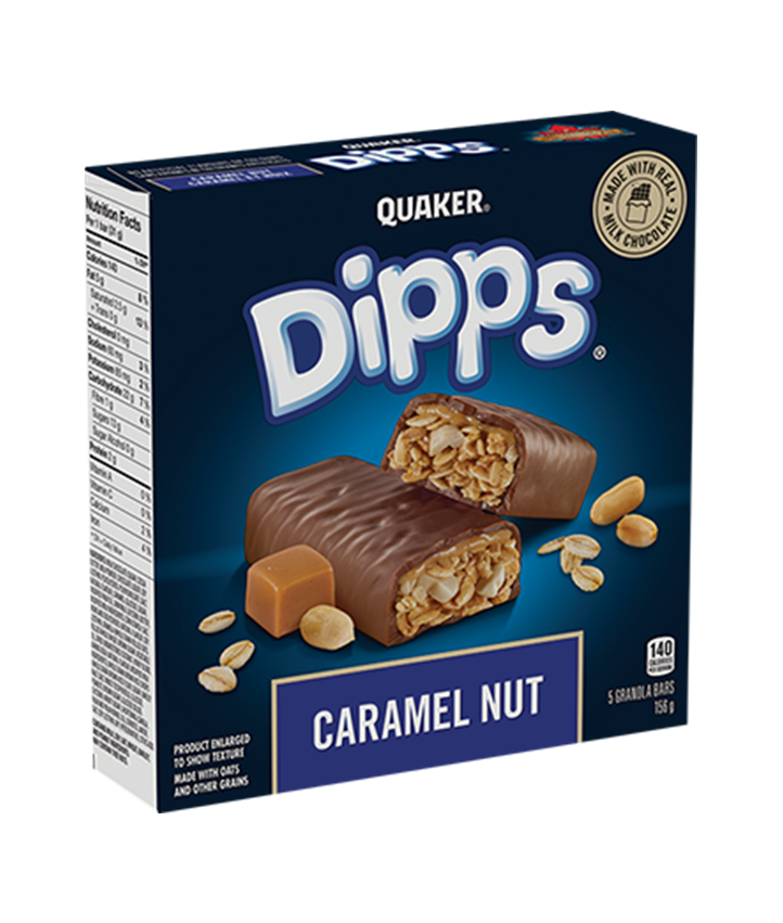 Quaker - Quaker® Dipps® Granola Bars – Caramel Nut | Tasty Rewards