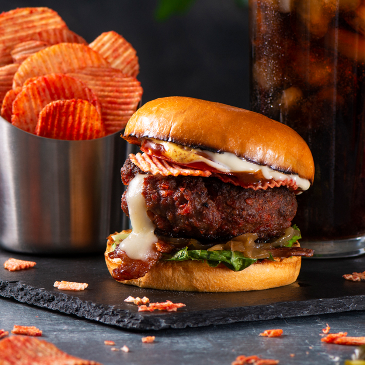 Flamin Hot - Ruffles® Flamin’ Hot® Bar-B-Q Burgs | Tasty Rewards