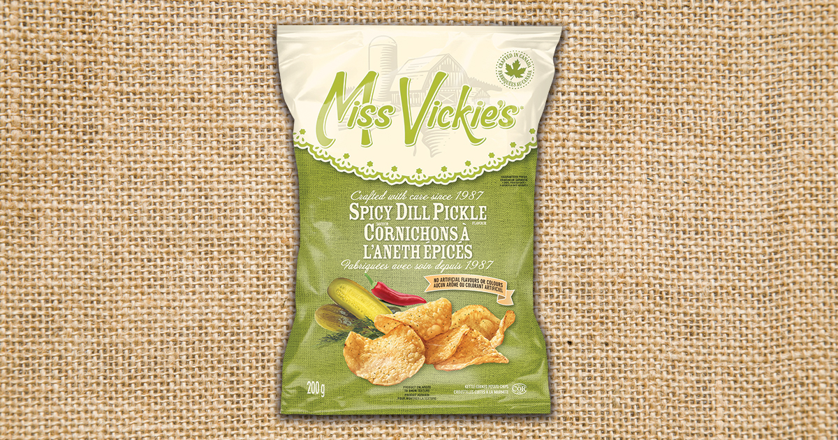 Miss Vickie's Spicy Dill Pickle Kettle Cooked Potato Chips