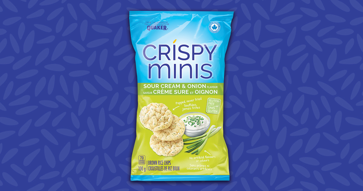 Crispy Minis - Quaker® Crispy Minis® Galettes de riz brun saveur Crème ...
