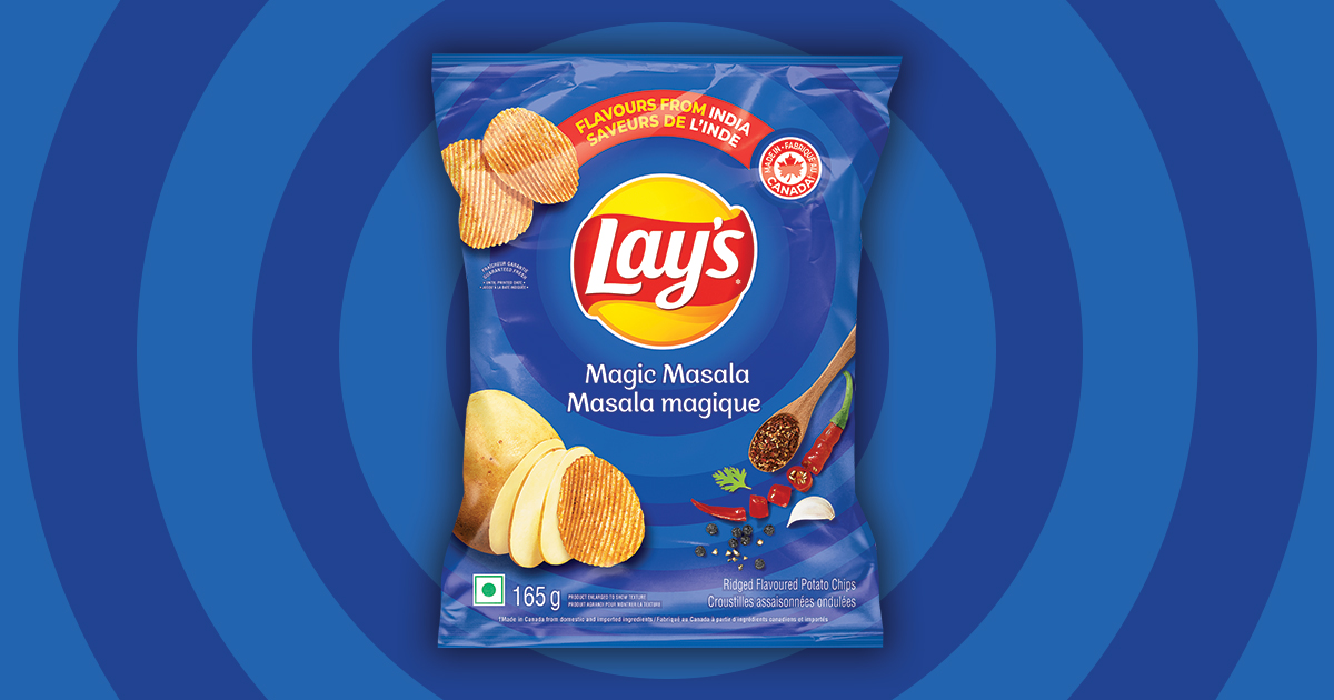 LAY’S Magic Masala Ridged Flavoured Potato Chips | LAY'S