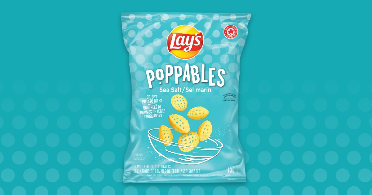 LAY'S POPPABLES Sea Salt Flavoured Potato Snacks | LAY'S