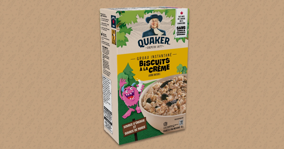 Quaker Cookies 'n' Creme Instant Oatmeal | Quaker