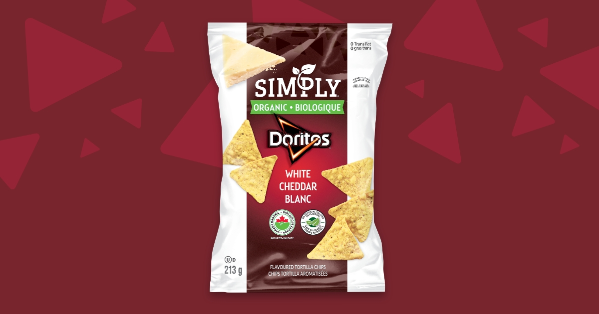 Simply DORITOS White Cheddar Tortilla Chips | DORITOS
