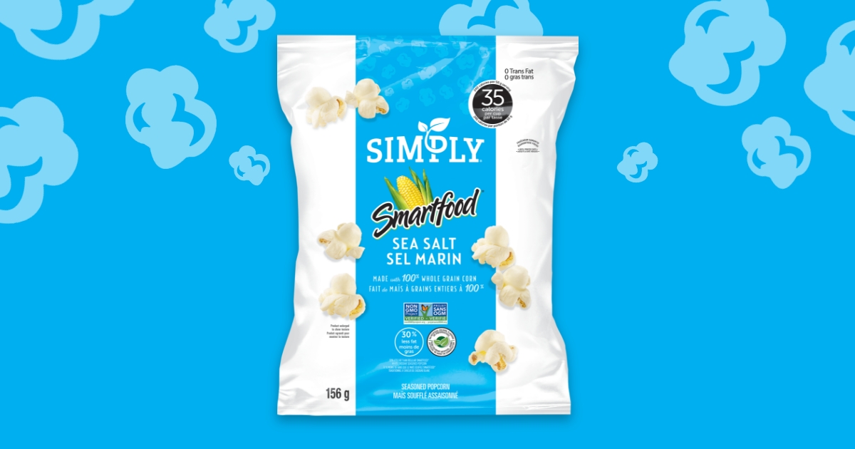 SIMPLY SMARTFOOD Sea Salt Seasoned Popcorn