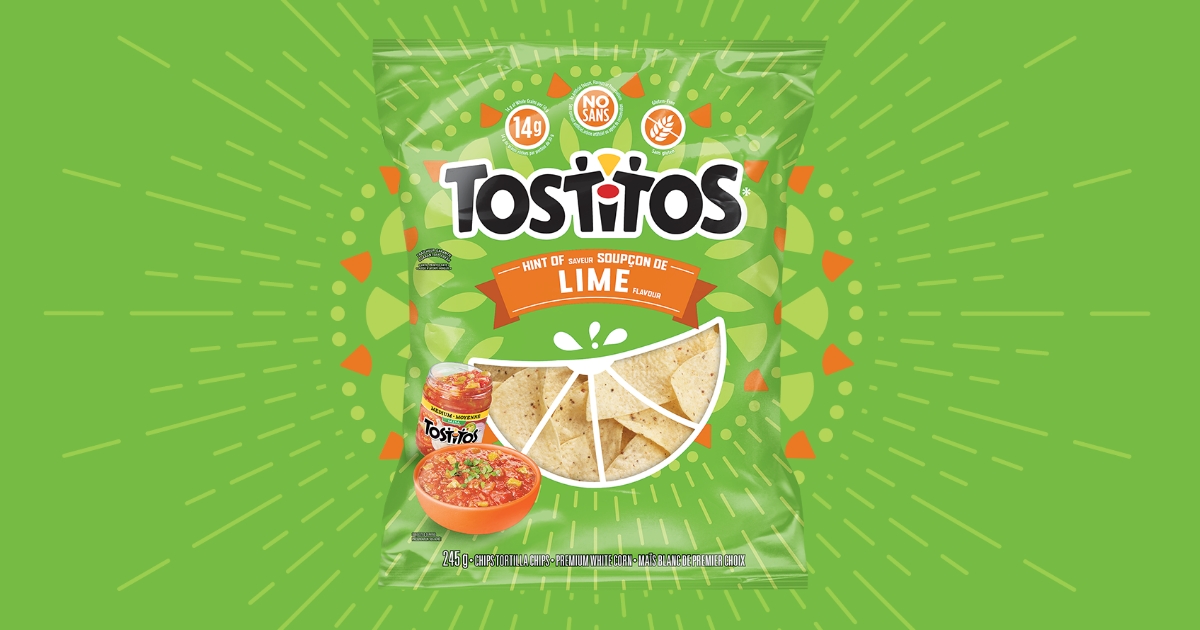 Tostitos - Tostitos Hint of Lime Flavour Tortilla Chips FR | Tasty Rewards