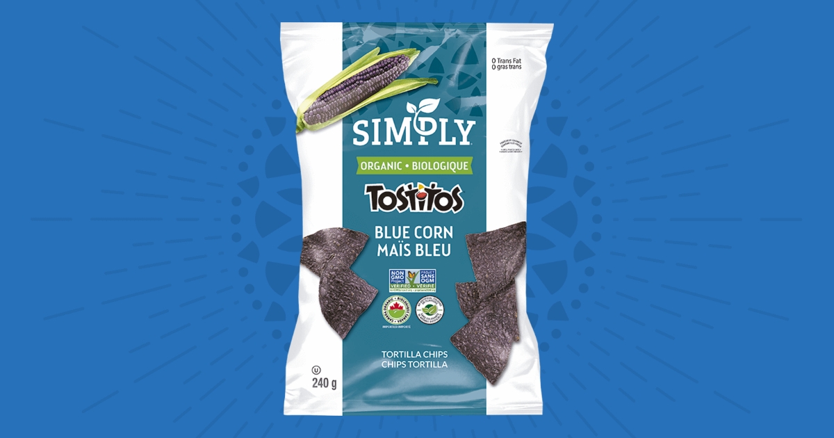 Simply TOSTITOS Blue Corn Tortilla Chips | TOSTITOS