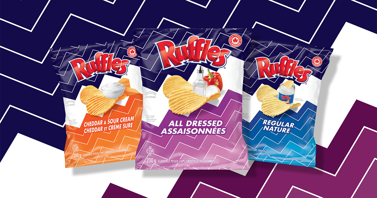 Ruffles - Ruffles Salt & Vinegar Flavoured Potato Chips FR | Tasty Rewards